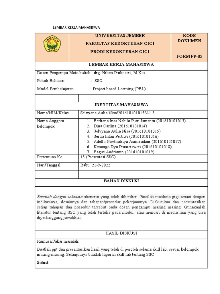 LKM - SSC (TM 15) | PDF