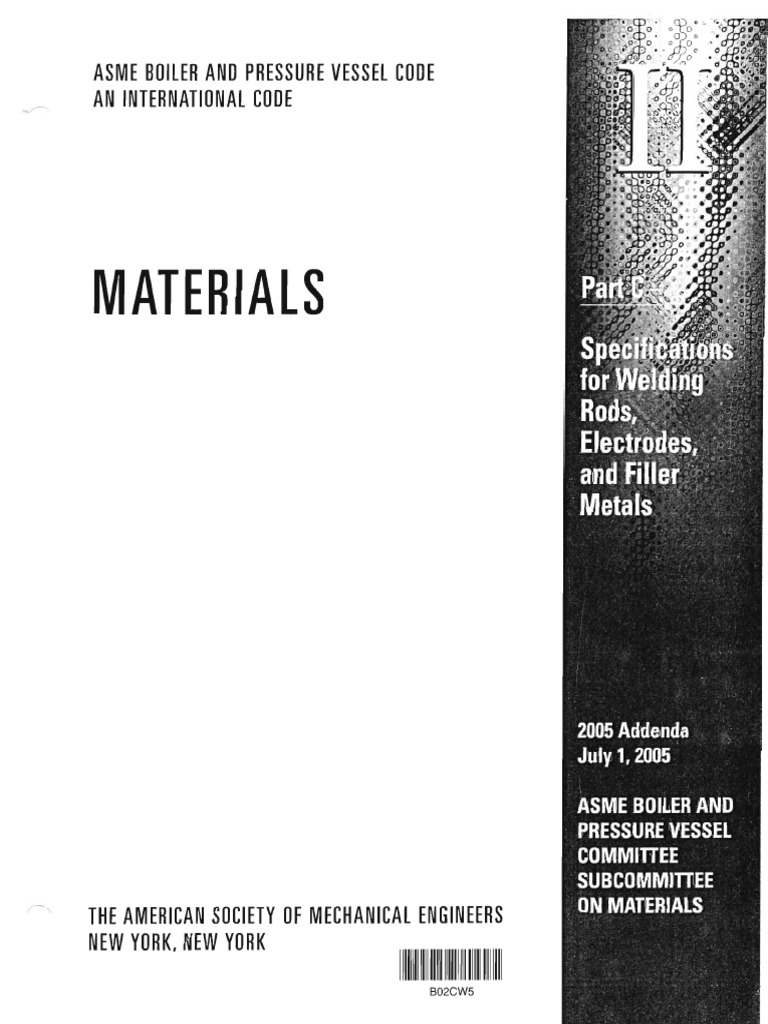 ASME II-C 04 Ed 05ad | PDF