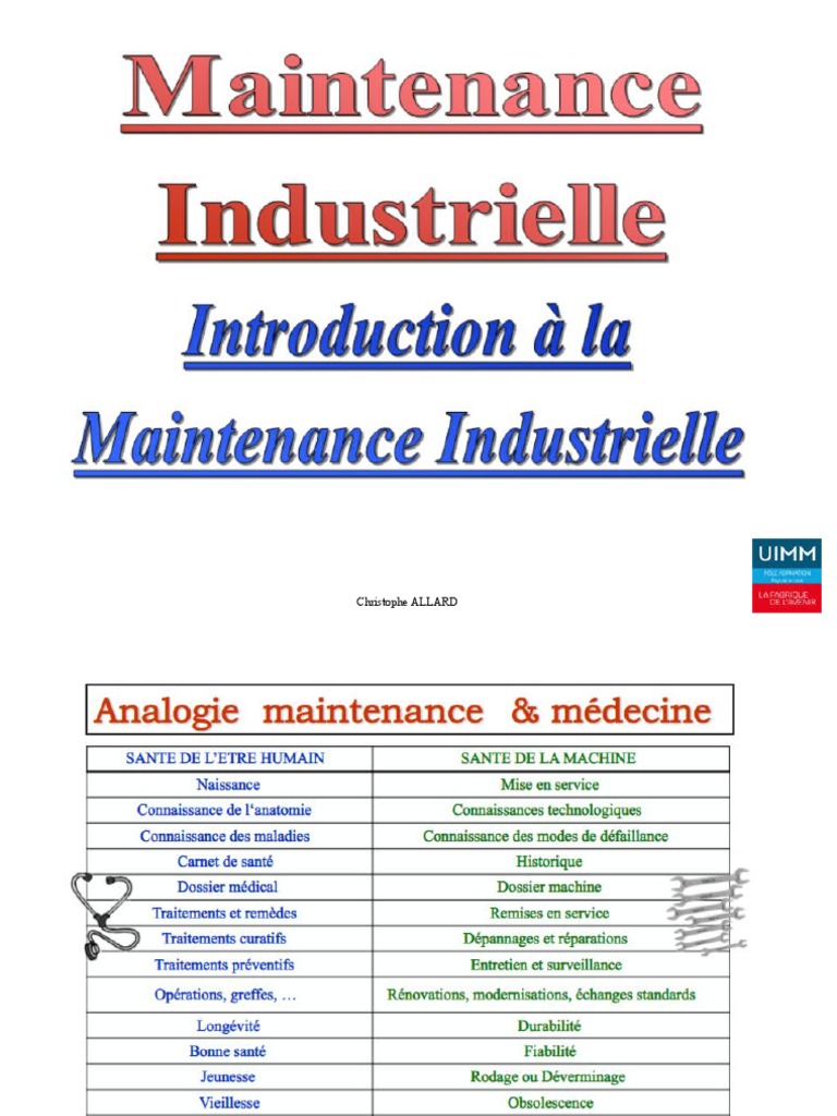 Maintenance Industrielle | PDF