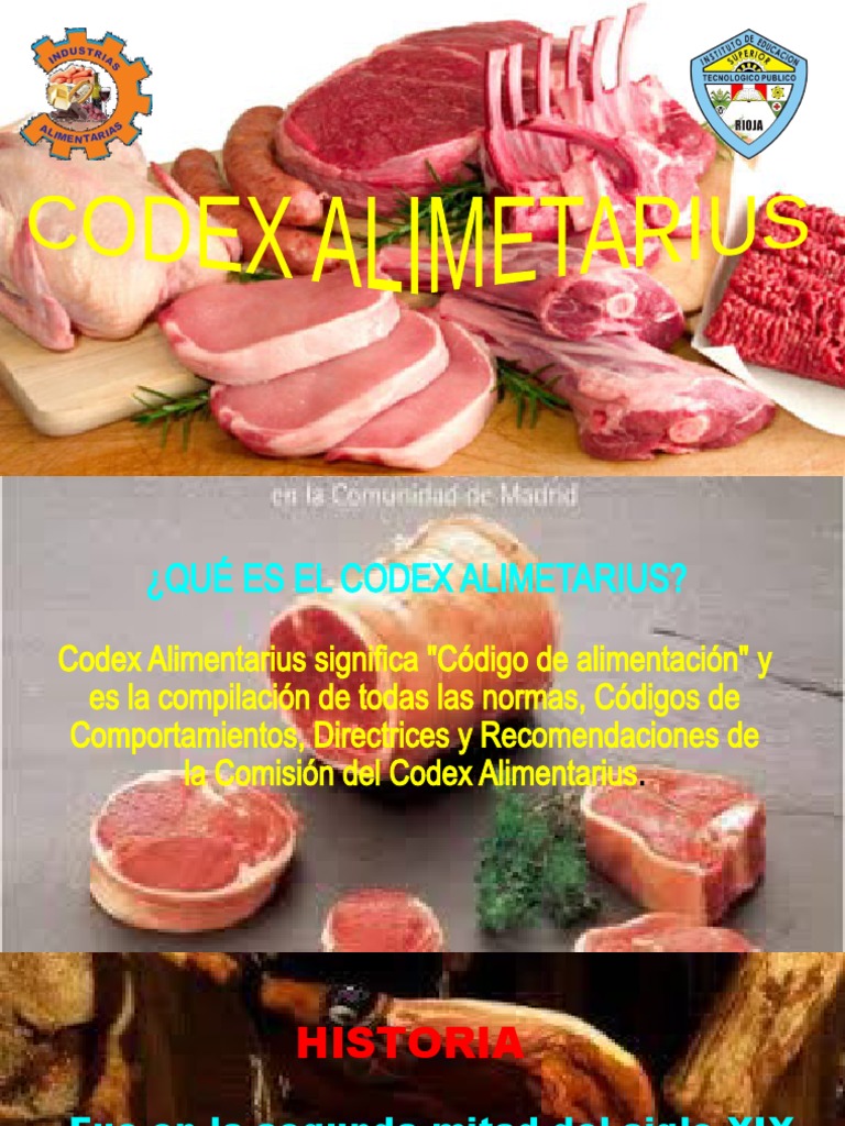 Codex Alimentarius | PDF