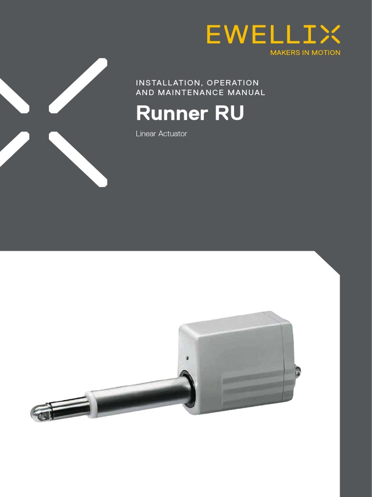 Cilindro Ewellix Runner Datasheet (44 Pag) | PDF | Safety | Actuator