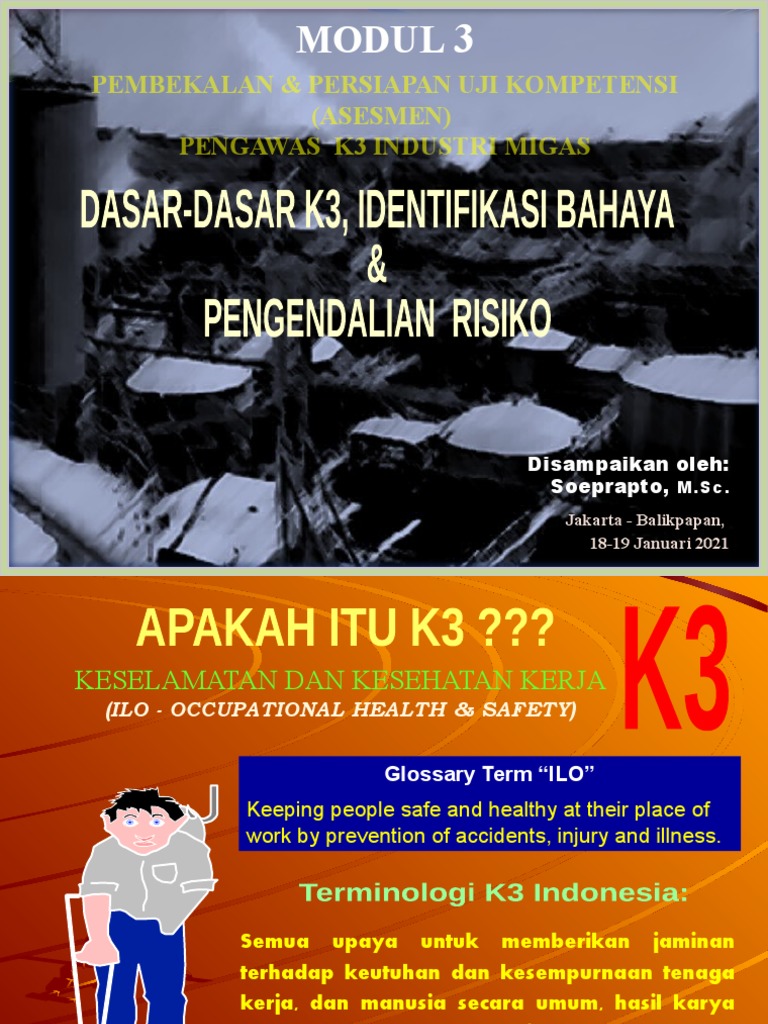 Pembekalan Uji Kompetensi K3 Migas | PDF