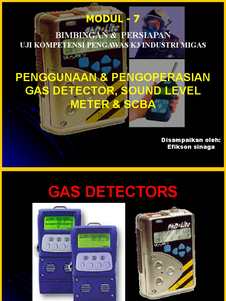 Gas Detection, Sound Level Meter, SCBA-fin | PDF
