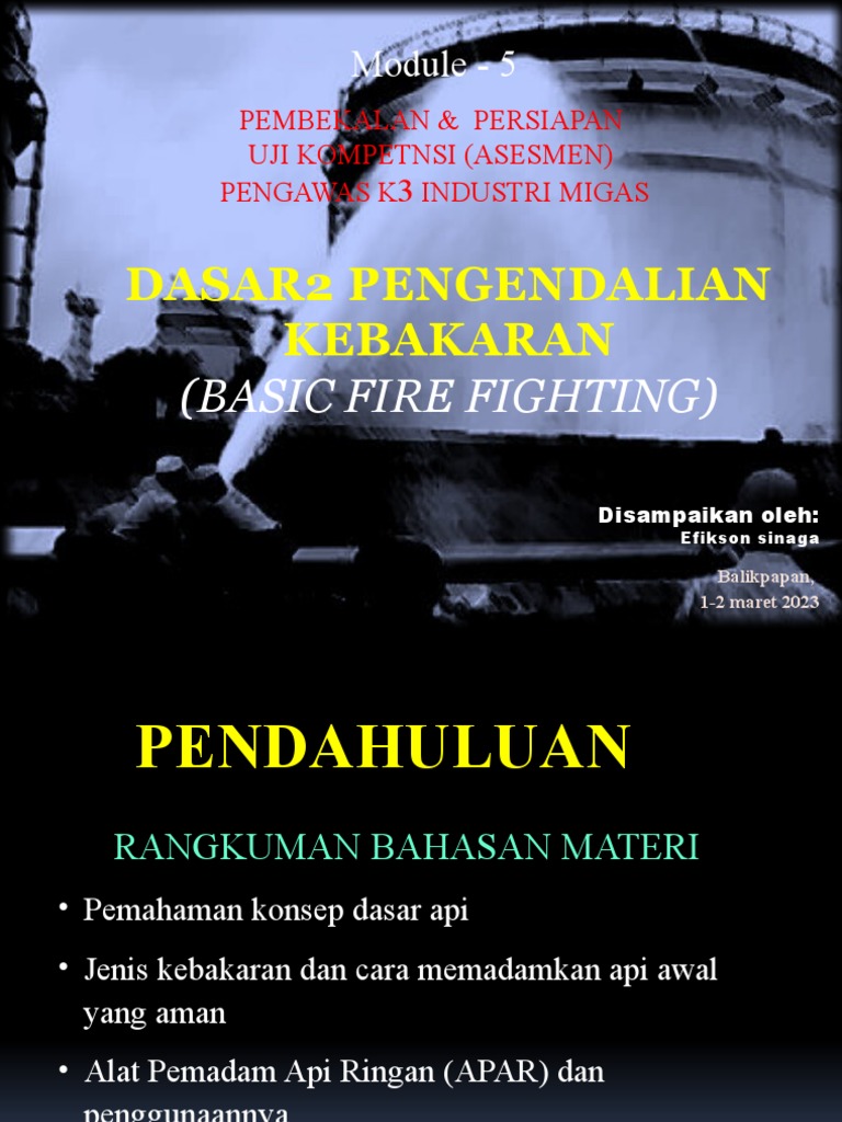 Basic Fire Fighting-Fin | PDF
