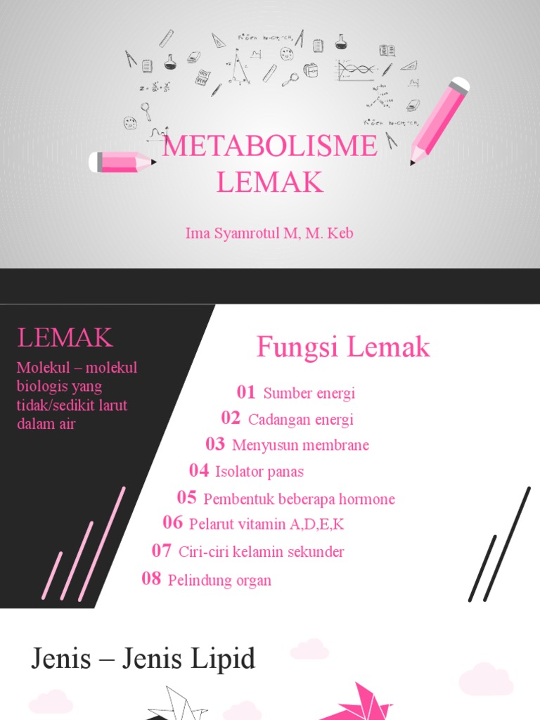 PPT Metabolisme Lemak | PDF