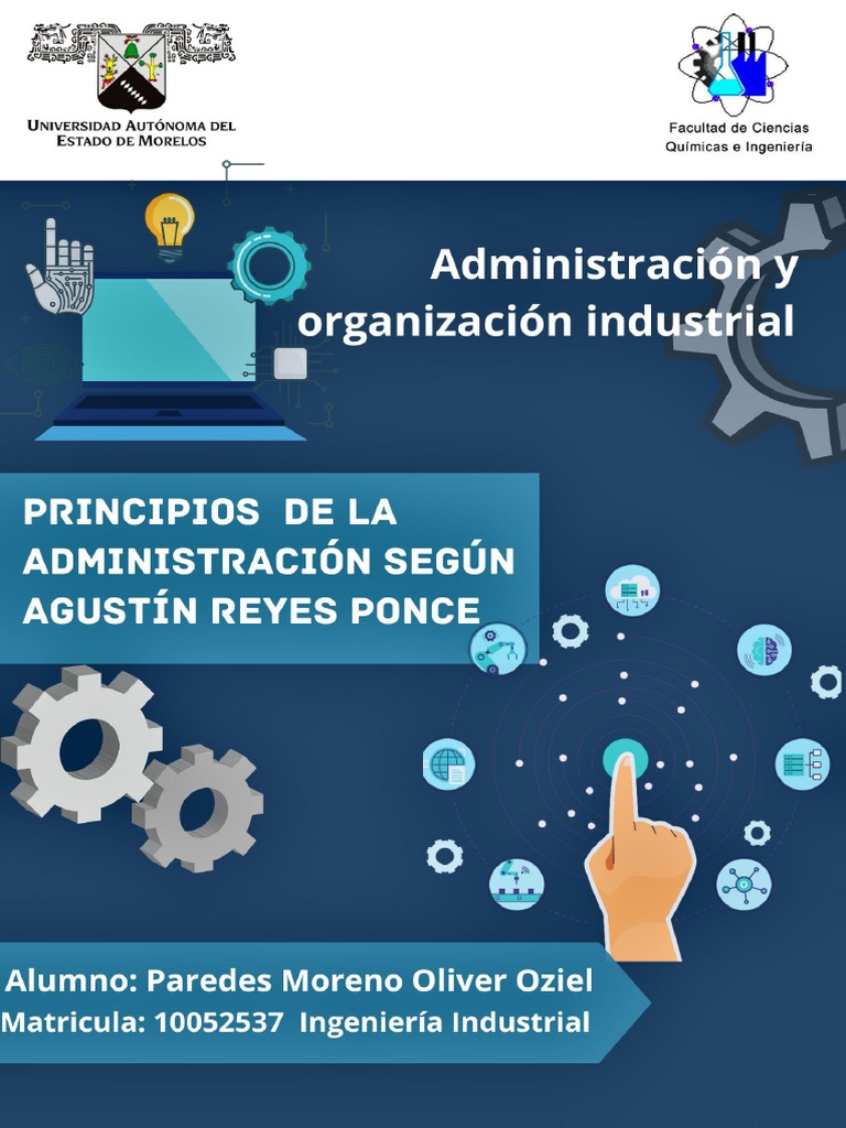 Paredes Moreno Oliver Oziel Principios Segun Agustin Reyes Ponce Act0 | PDF