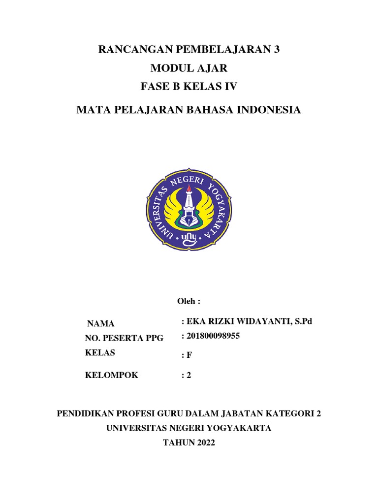 Modul Ajar - Eka Rizki Widayanti | PDF
