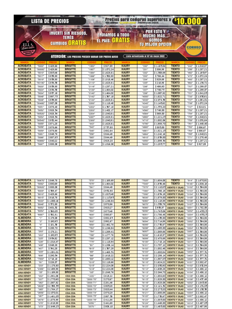 Lista 10mil 2022 7 5 | PDF