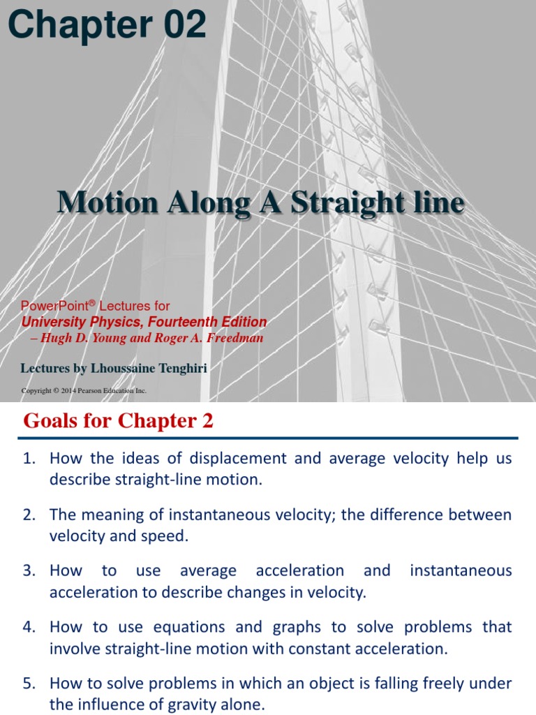 CH2 Powerpoint Presentation | PDF | Acceleration | Velocity