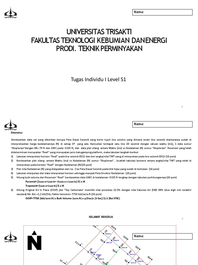 Tugas Individu I (2022-2023) TEM TP | PDF | Sains & Matematika | Teknologi & Rekayasa