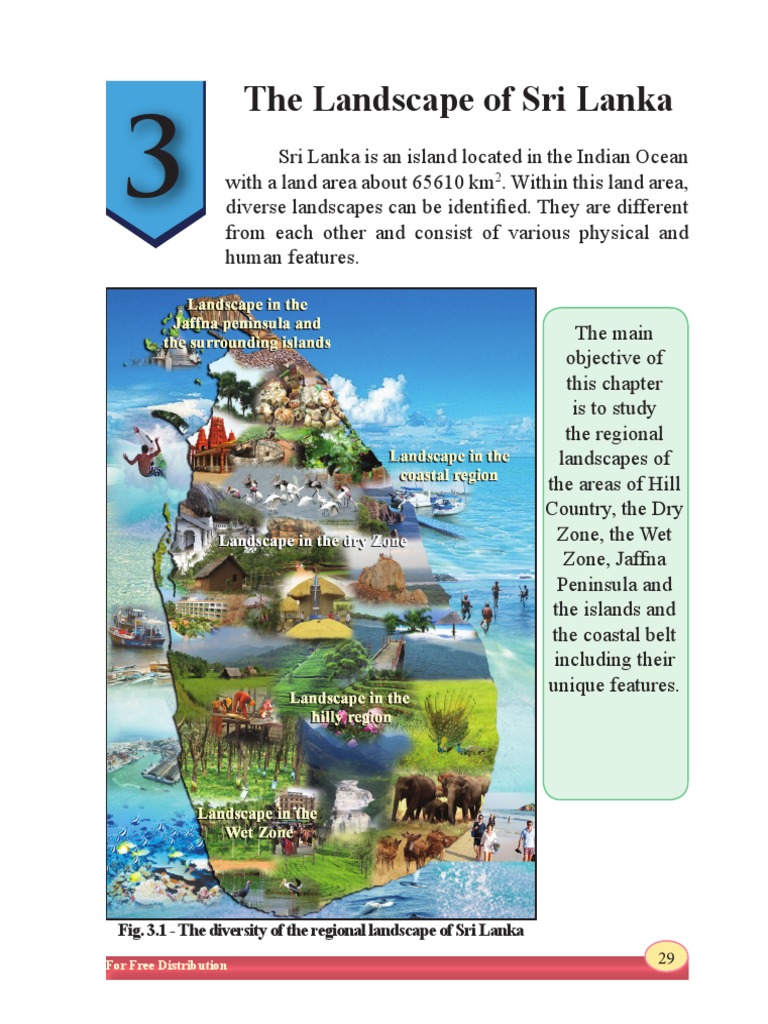 3 - The Landscape of Sri Lanka | PDF | Sri Lanka | Earth Sciences