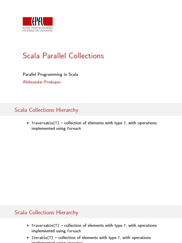 Week03 4 Scala Parallel Collections Download Free Pdf Php Information Technology Management