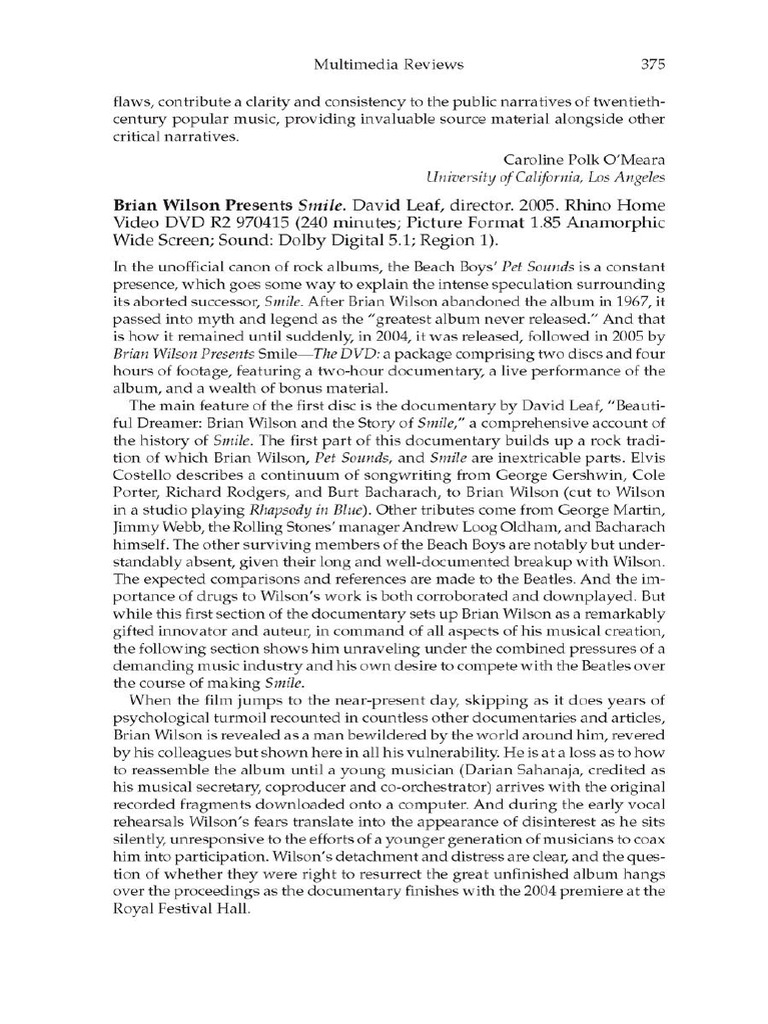 O'Meara - Review | PDF