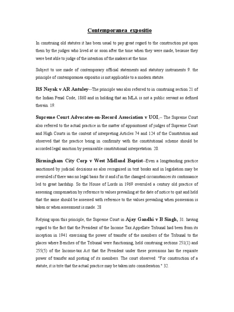 END SEM ISPL Case Laws | PDF | Statutory Interpretation | Justice