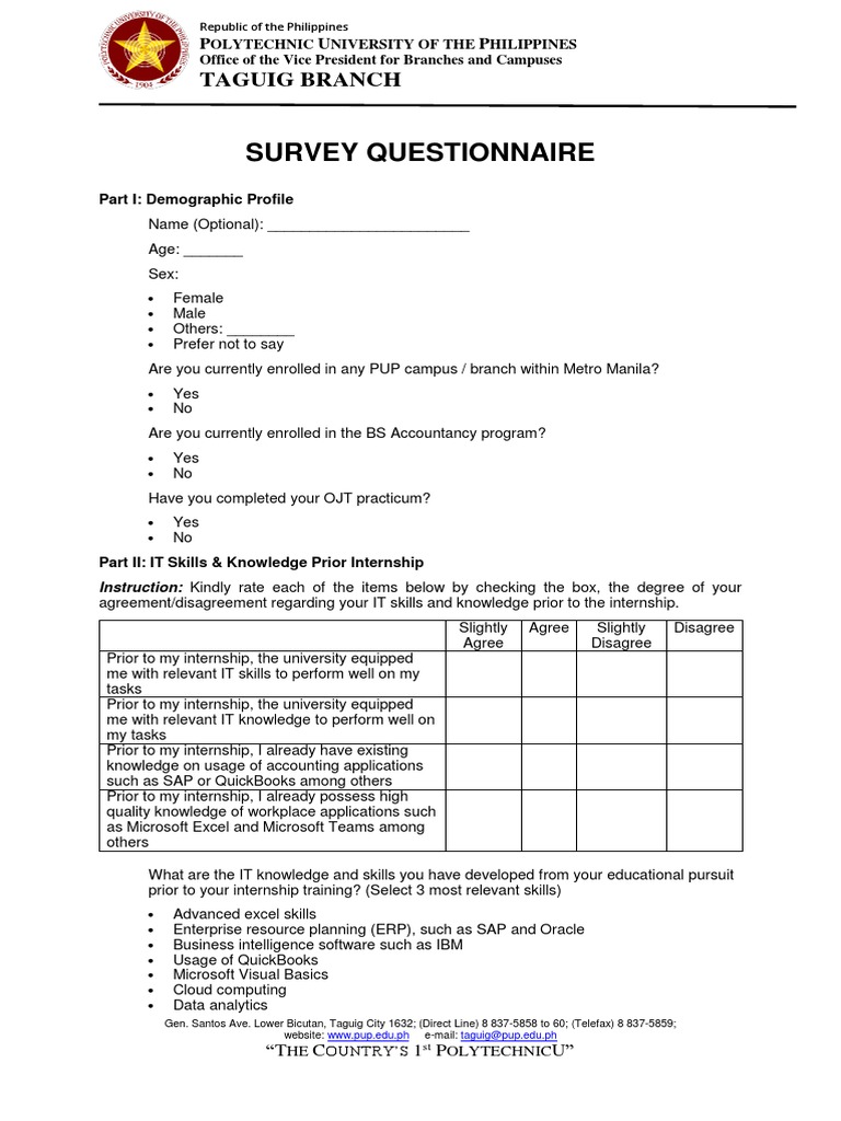 AI in Education: Survey Questionnaire | PDF | Accounting | Software