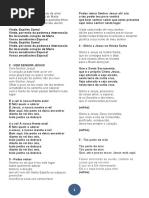 Cantos Para Missa De Primeira Eucaristia Pdf Eucaristia Amor