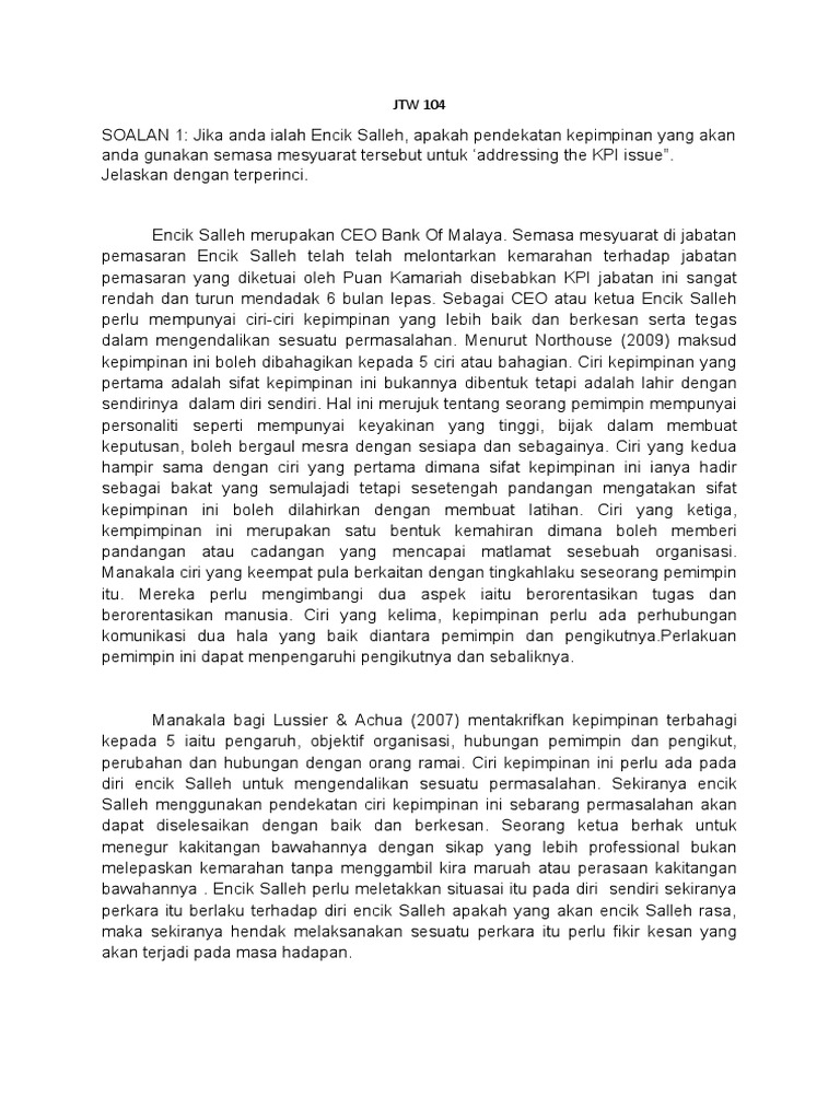 Assigment JTW 104 | PDF