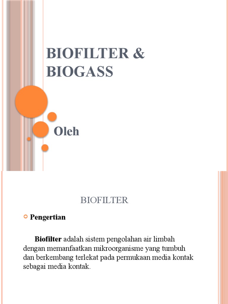 Pengolahan Limbah dengan Biofilter dan Biogas | PDF | Griya & Taman ...