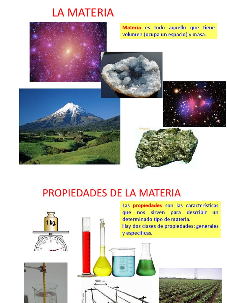 Tema 2 - La Materia y Sus Propiedades PDF | PDF | Importar | Gases