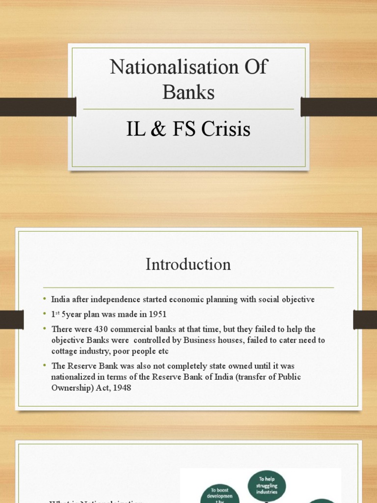 Nationalisation of Banks | PDF | Banks | Nationalization