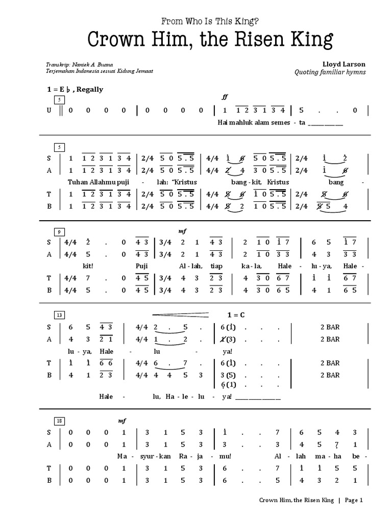 Crown Him, The Risen King PDF | PDF