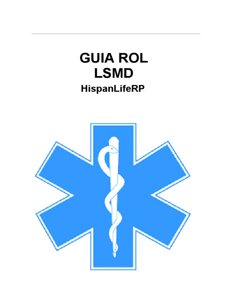 Guia Rol EMS LSMD | PDF | Reanimación cardiopulmonar | Primeros auxilios