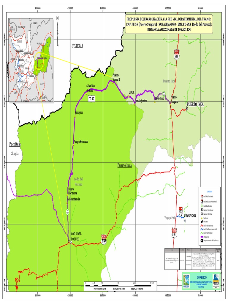 Jerarquización vial Loreto 106.501 km | PDF