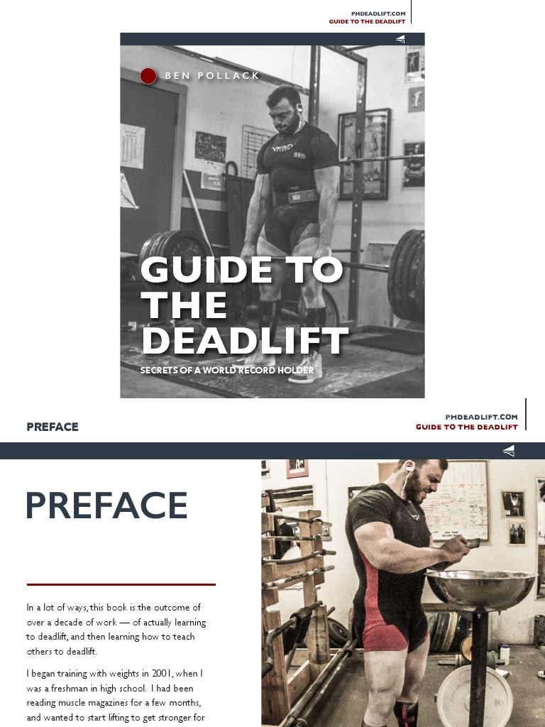 Guide To The Deadlift | PDF | Shoe | Weight Training