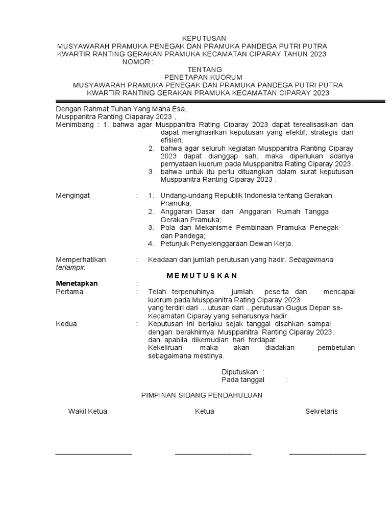 Konsideran DKR Ciparay | PDF | Bisnis | Pengelolaan Keuangan & Uang