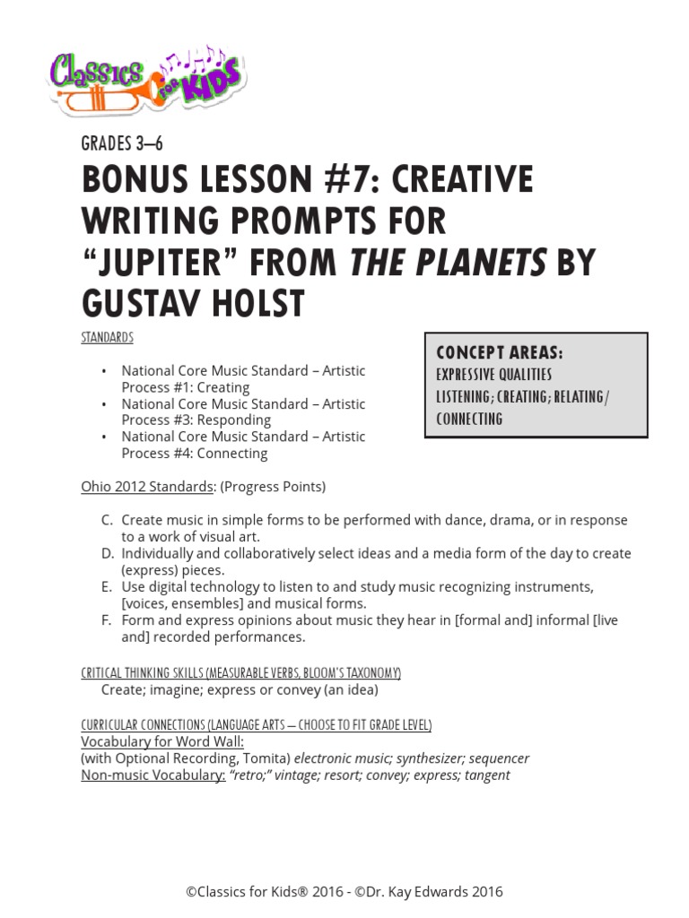 Holst LessonPlans3-6 Part7 | PDF | The Planets | Planets