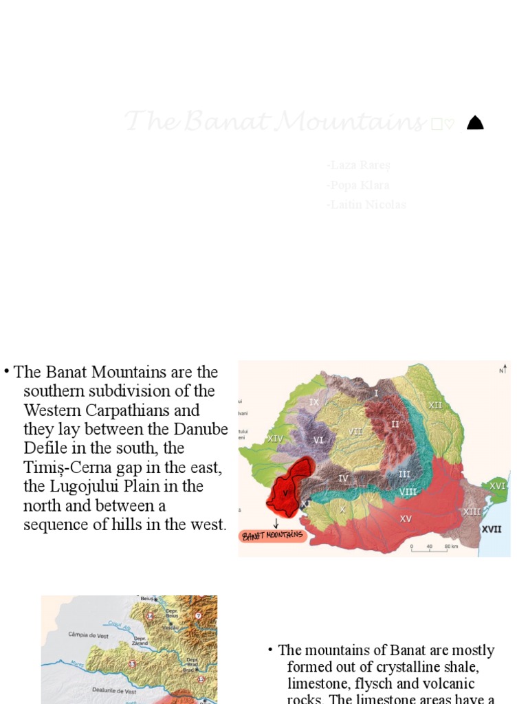 Muntii Banatului | PDF