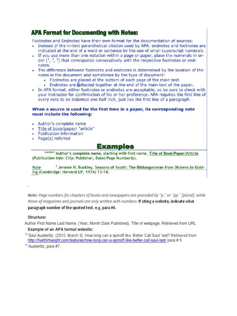 APA Format Guidelines | PDF | Citation | Apa Style