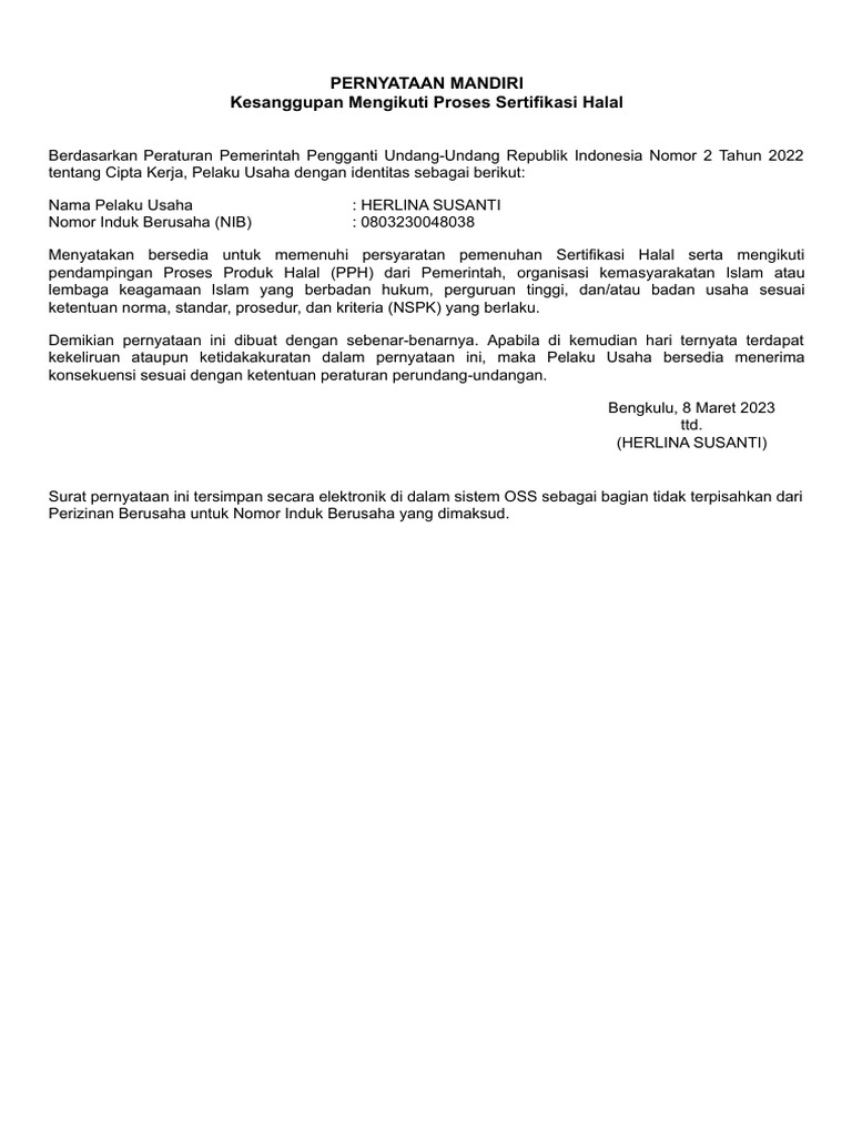 Sertifikasi Halal | PDF