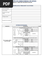 Tablas de Snook y Ciriello | PDF | Fuerza