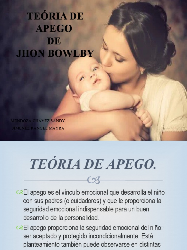 Teória de Apego | PDF