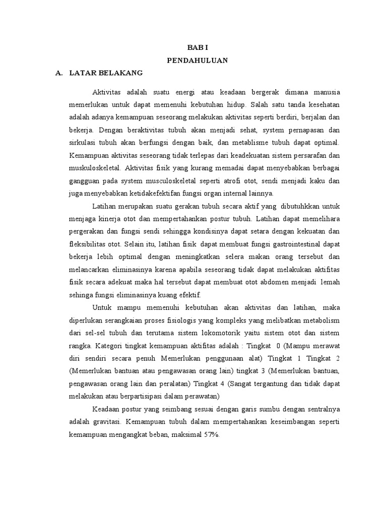 LP KDP Aktivitas Dan Latihan | PDF