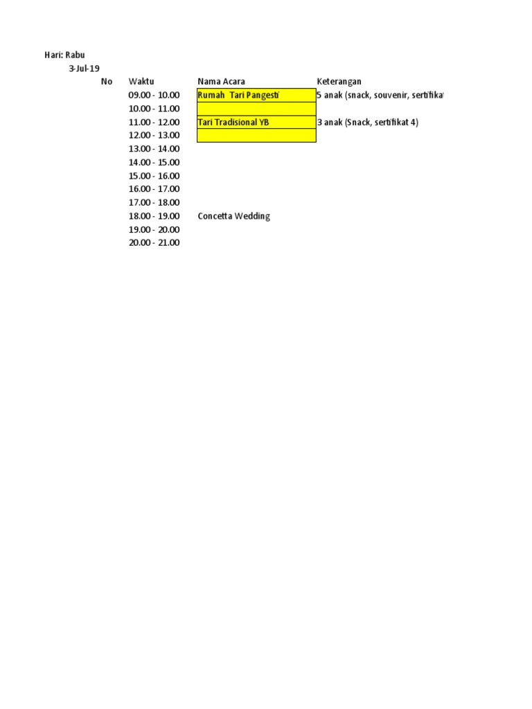 RUNDOWN | PDF