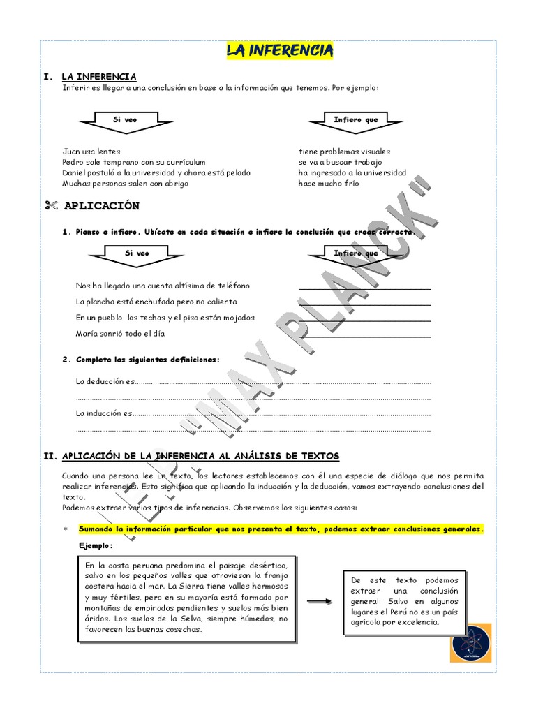 La Inferencia PDF | PDF | Inferencia | Razonamiento deductivo