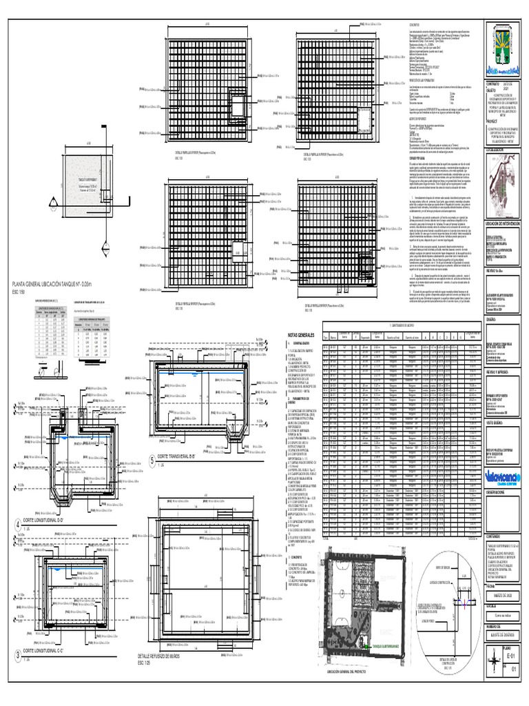 Tanque Subterraneo | PDF | Elementos arquitectónicos | Diseño arquitectonico