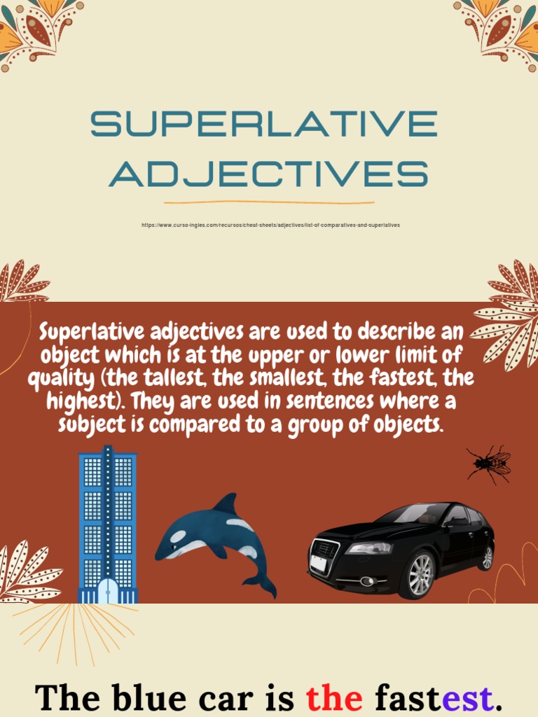 Superlative Adjectives Explained | PDF