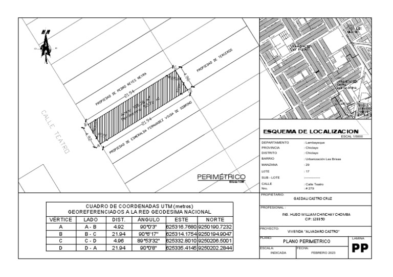 PLANO PERIMÉTRICO | PDF