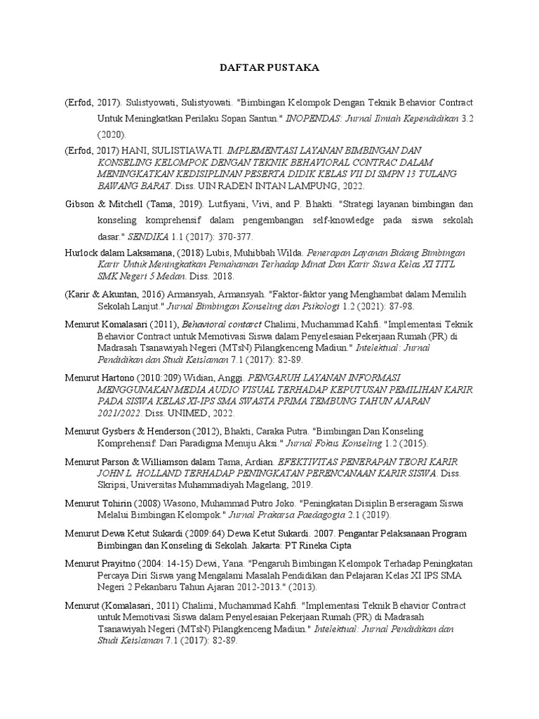 Daftar Pustak Sah | PDF