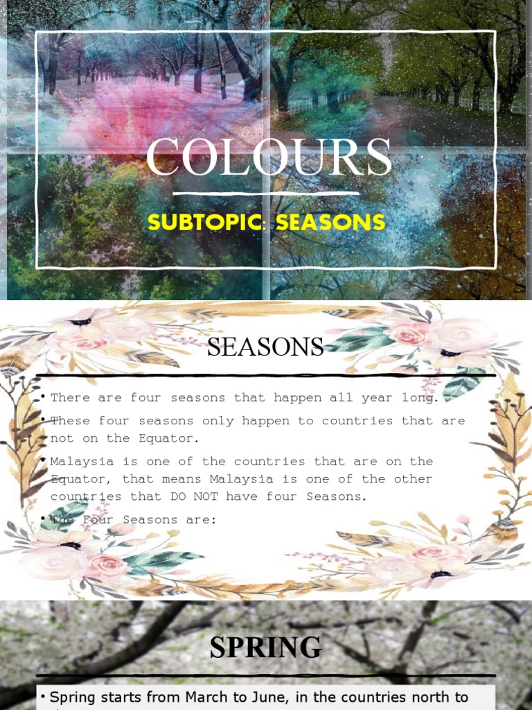 SEASONS | PDF | Autumn