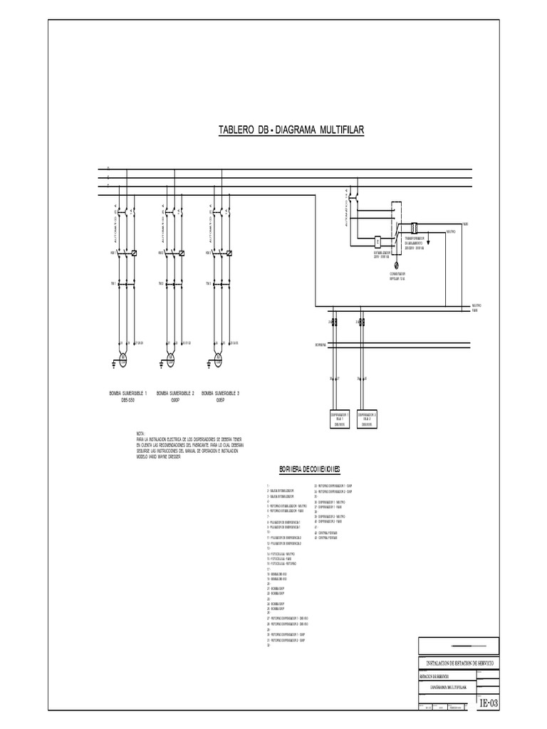 Ie-3 Diagrama Multifilar | PDF