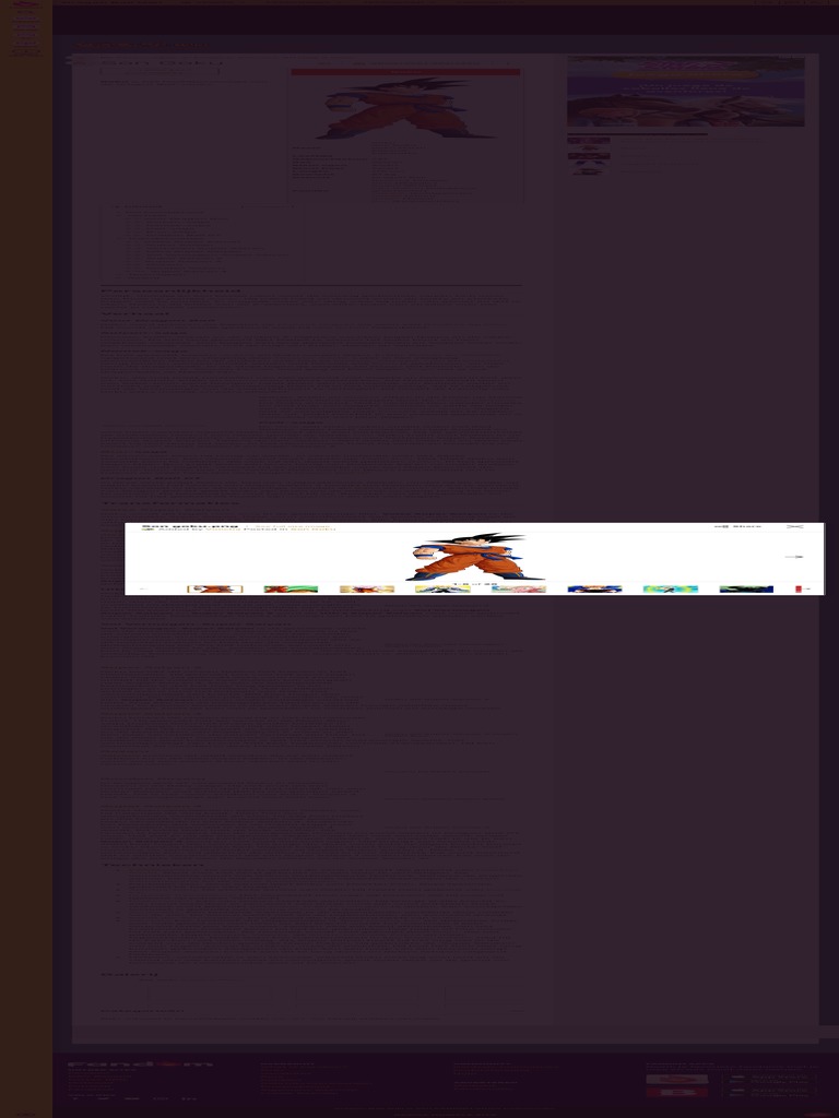 Son Goku Dragon Ball Wiki Fandom Pdf Pdf