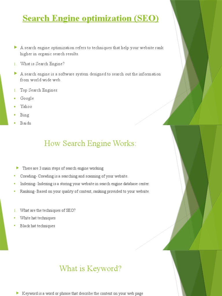 Search Engine Optimization (SEO) | PDF