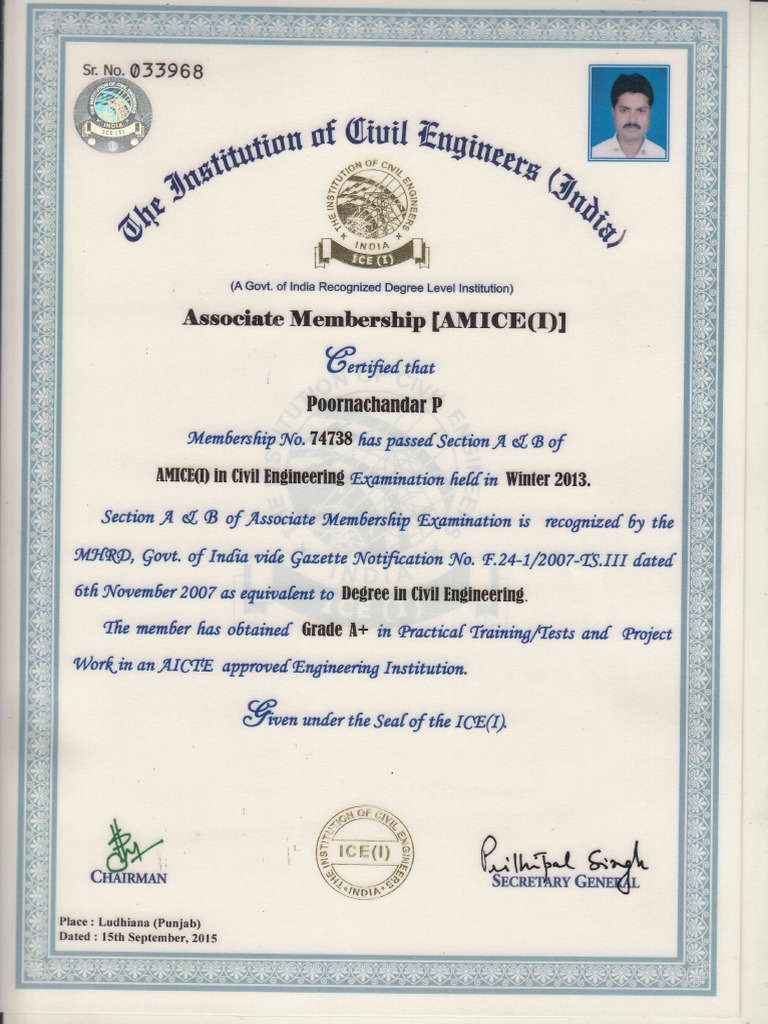 Amice - Certificate | PDF
