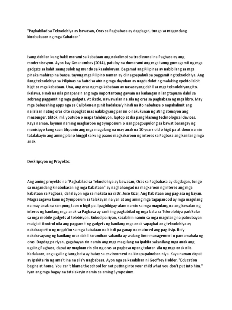 Concept Paper | PDF