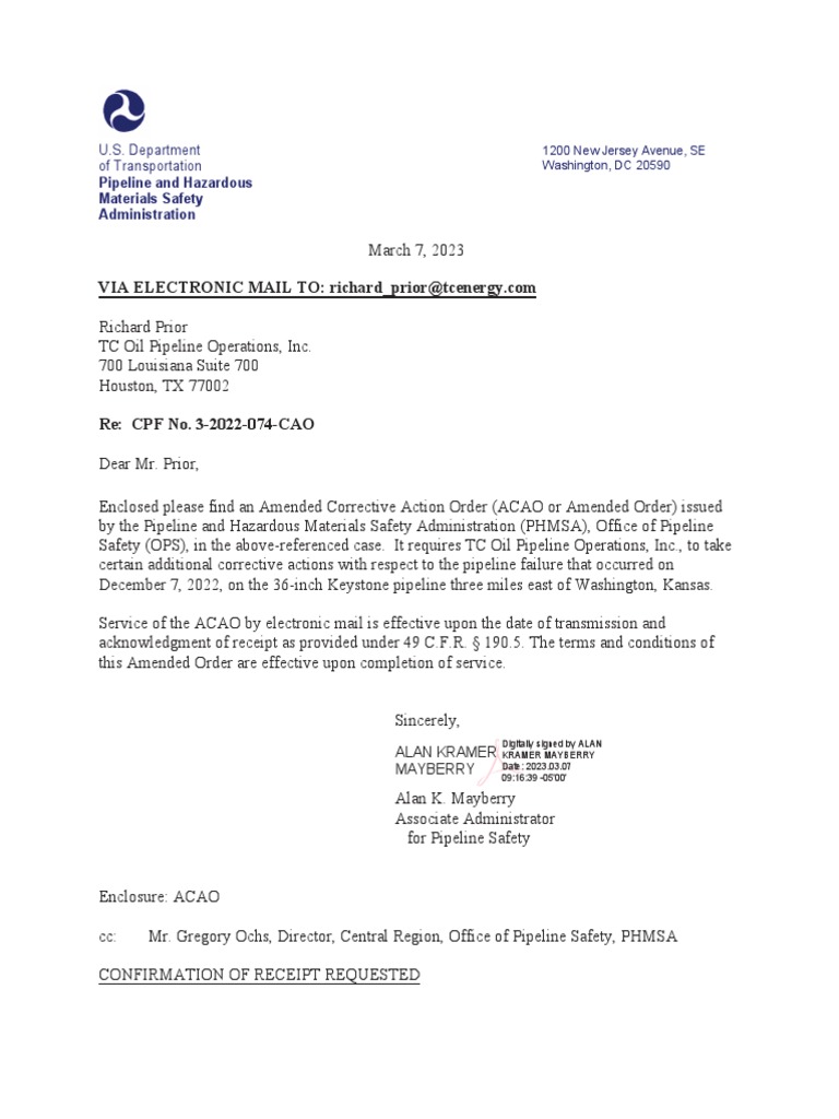 Kansas Keystone Pipeline Order | PDF | Keystone Pipeline | Pipeline ...