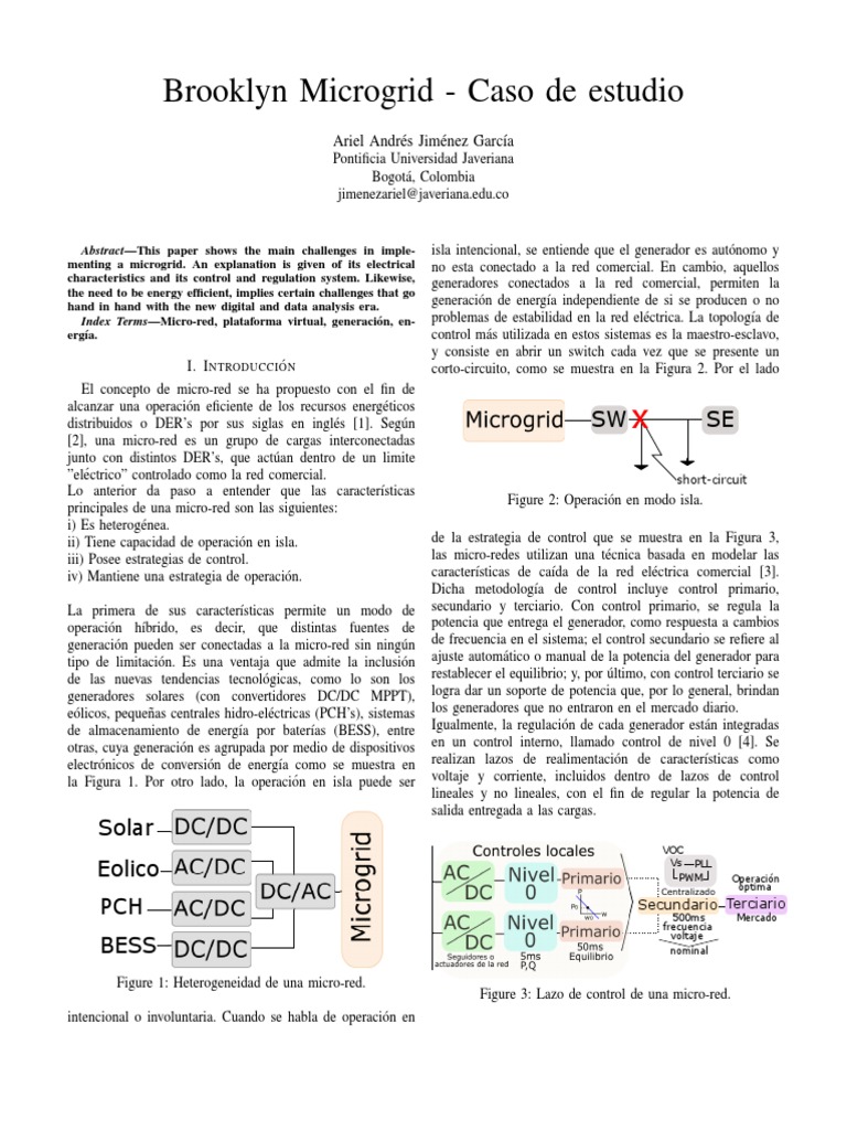 Brooklyn Microgrid - Caso de Estudio | PDF | Ingenieria Eléctrica ...